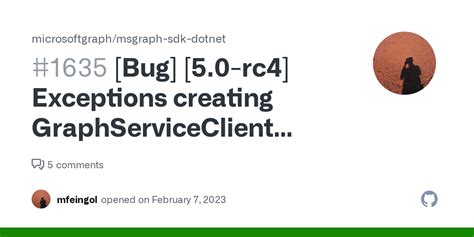 Bug 50 Rc4 Exceptions Creating Graphserviceclient Instances On