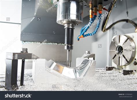 Powerpoint Template Cnc Machine Tool Industrial Metal Machining