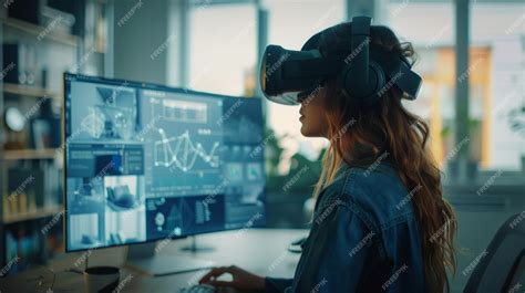 Premium Photo Immersive Analysis A Professional Harnesses Virtual