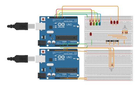Circuit Design Arduino And Breadboard Tinkercad