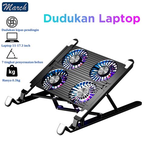 Jual Cooling Holder Laptop Portable Lipat Stand Dudukan Cooling Pad