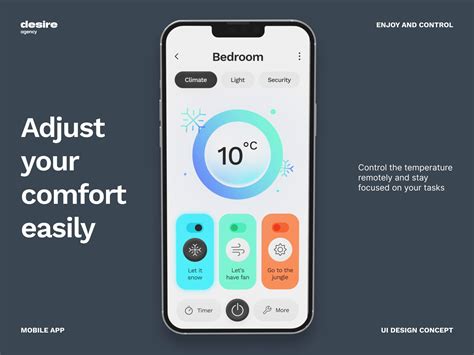 App Temperature Control App Ui Design Mobile App Ui App