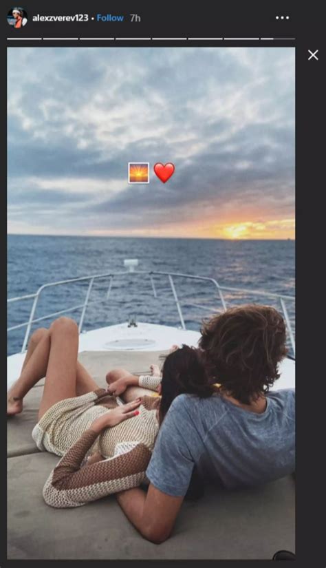 Alexander Zverev Und Gntm Model Brenda Patea Liefern Kuss Show Nauch