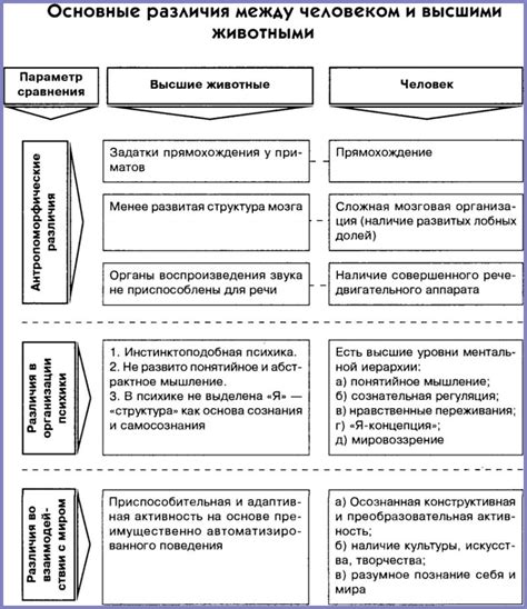 Человек и животные сходства и отличия Частная школа 8 класс