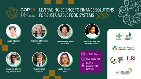 Aiccra At Cop29 Scaling Climate Adaptation In African Agriculture