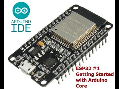 ESP Getting Started With Arduino Core YouTube