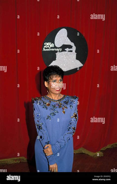 Lena Horne At The 25th Annual Grammy Awards Were Held On February 23