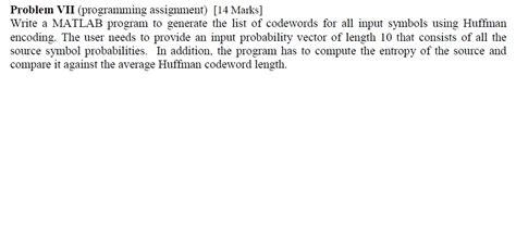Write A Matlab Program To Generate The List Of