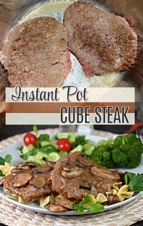 Pin For Instant Pot Cube Steak Beef Cube Steak Recipes Instant Pot