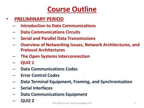 Datacom Module Introduction To Data Communications PPTX