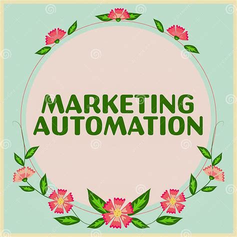 Sign Displaying Marketing Automation Business Showcase Software Platforms Designed For Commerce