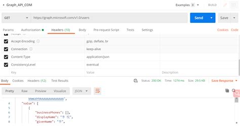 D365 Graph API 一 Postman调用Graph API获取AAD用户信息 adingkui 博客园
