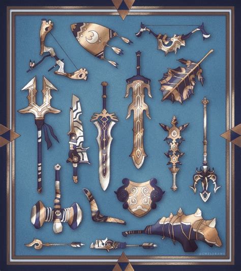 Art Of Emel BotW Weapons And Shields Feel Free To Use The