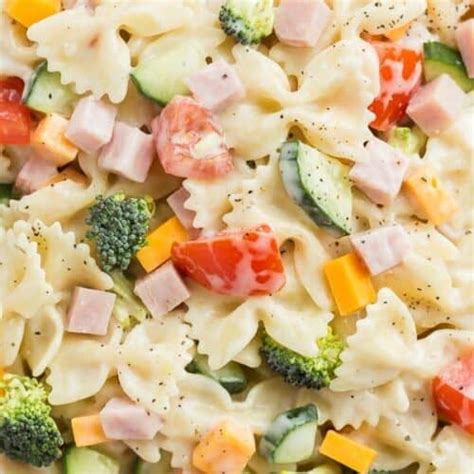 Creamy Ranch Bowtie Pasta Salad Recipe The Recipe Rebel