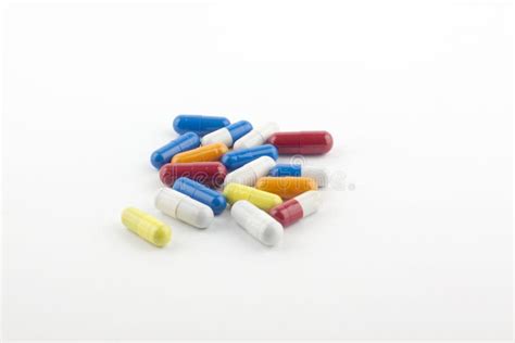 Drugs Of Different Colors On White Stock Photo Image Of Disease Drugs 86741898
