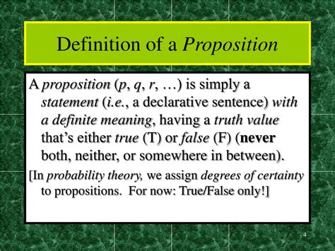 Ppt Introduction To Propositional Logic Fundamentals And Operators