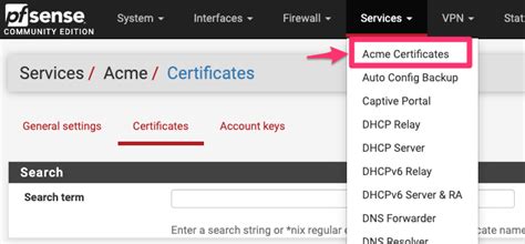 Pfsense에서 Lets Encrypt Ssl 인증서를 설치하고 사용하는 방법