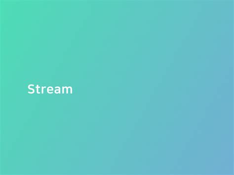 stream 코드너리
