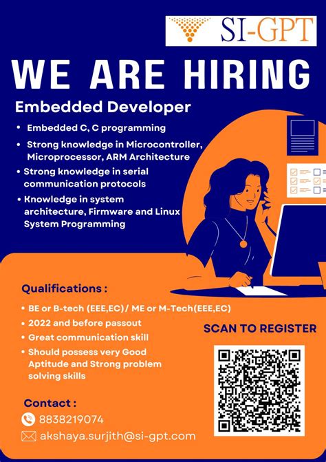 si gpt on linkedin excellent opportunity we are hiring embedded