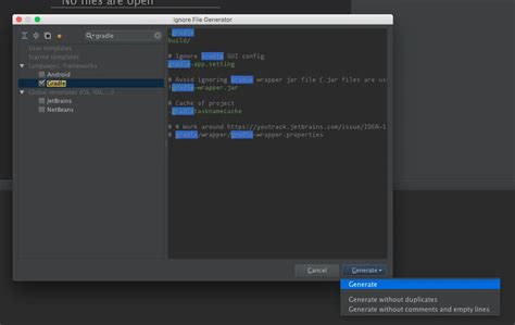 如何在intellij idea中将文件 文件夹添加到 gitignore？ intellij idea dev59
