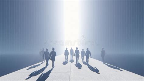 Business Team Walking Towards A Bright Future 4k Stock Video Video