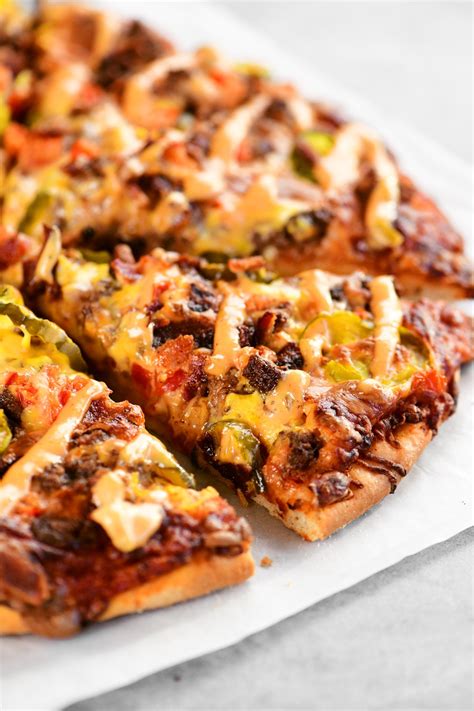 Cheeseburger Pizza The Gunny Sack
