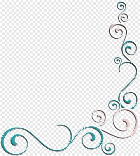 Art Scroll Blue Text Png Pngegg