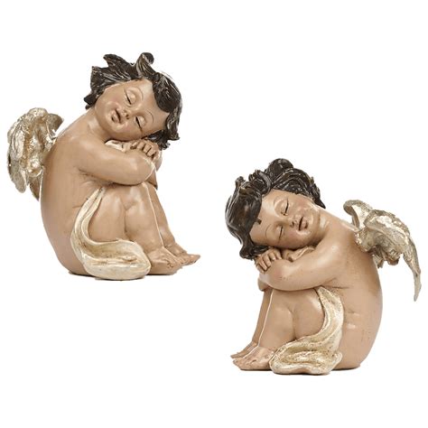 Couple Of Cherub Angels Figurines Savelli Religious