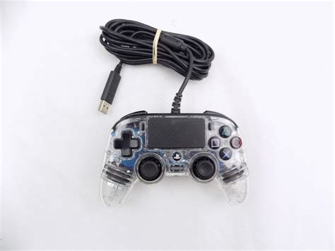 Like New Nacon Playstation 4 Ps4 Compact Clear Wired Controller