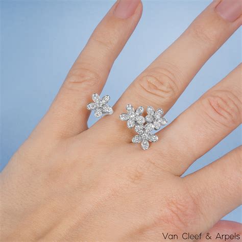 Van Cleef And Arpels White Gold Diamond Socrate Ring Vcarb14500 Rich