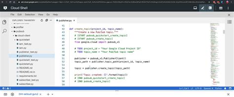 Lab Google Cloud Pub Sub Menggunakan Python SkillPlus