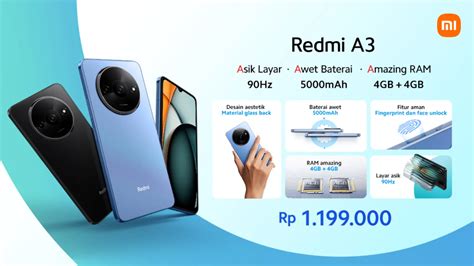 Redmi A3 Resmi Di Indonesia Dibanderol Rp1 199 000 • Jagat Gadget