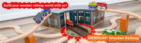 Orbrium 52 Pcs Deluxe Wooden Train Set With Dual Use Storage Boxtunnel