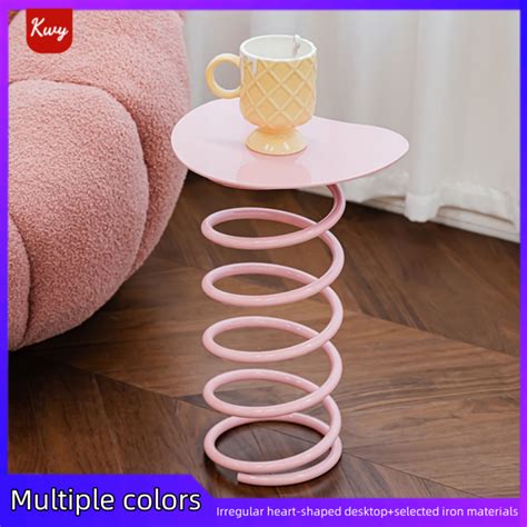 Nordic Creative Spring Side Table Small Household Sofa Corner Table