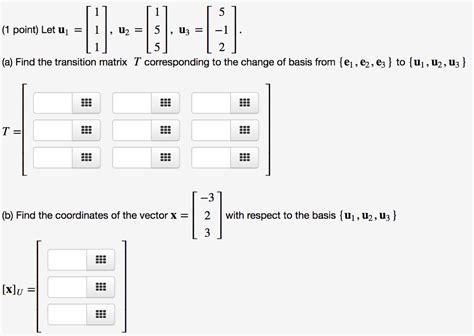Solved A Find The Transition Matrix T Corresponding To Chegg