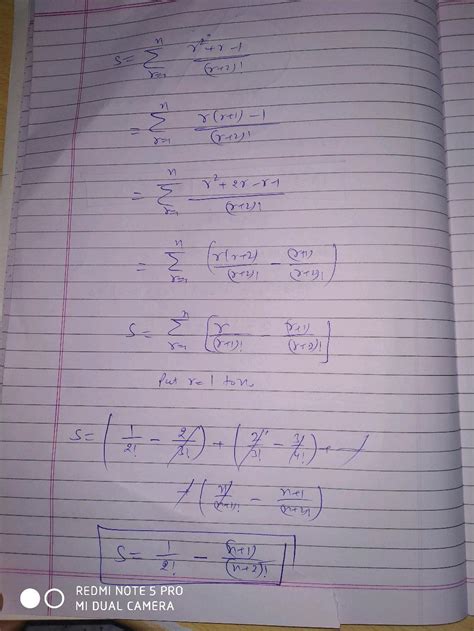 Begin Array L Text The Value Of Sum R 1 N Frac R 2 R 1