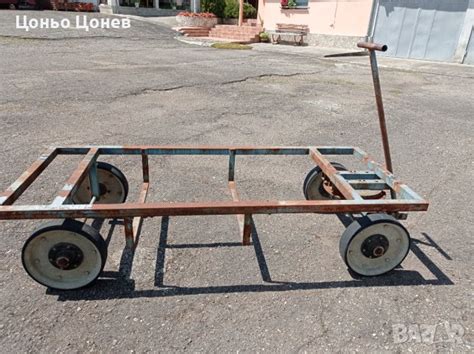 Количка с 4 бандажни колела в Градинска техника в гр Правец Id40597524 Bazar Bg