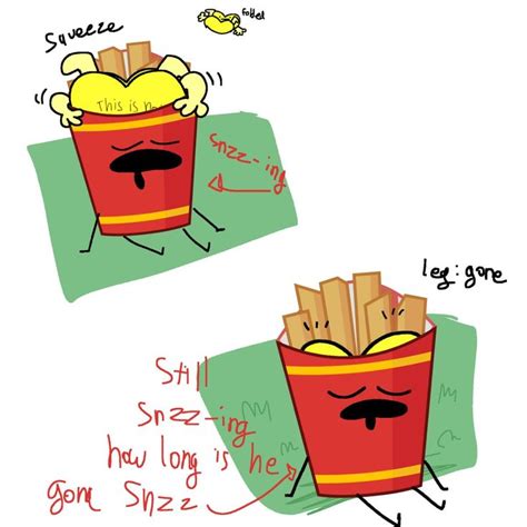Unknown Artist Bfb Fries Fanart Fries Bfdi Fanart Cfmot