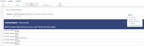 Analyzing Open Ended Text Data Questionpro Help Document