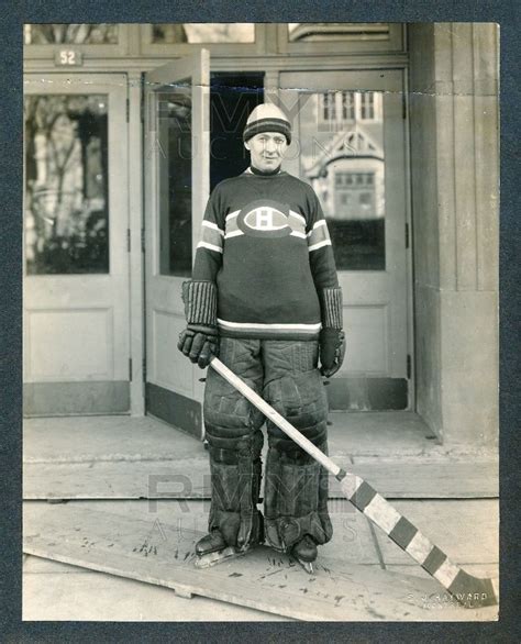 Lot 17 1925 Georges Vezina Greatest Hockey Goalie Of All Time Last