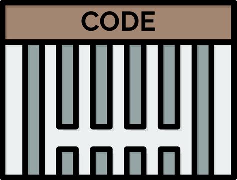 Bar Barcode Code Shopping Flat Color Icon Vector Icon Banner Template 18020996 Vector Art At