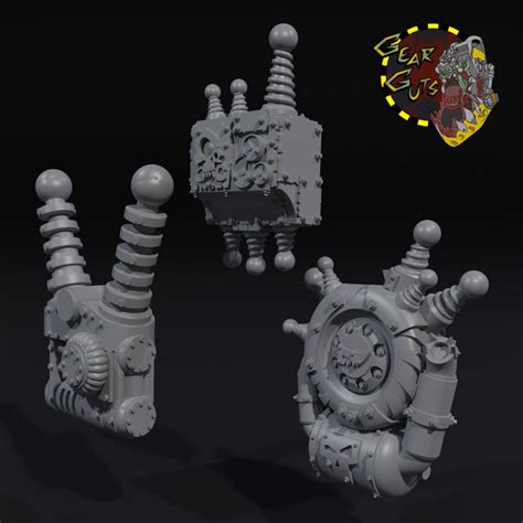 Shield Generator Backpack Bits X3 B Gear Guts Mek Shop