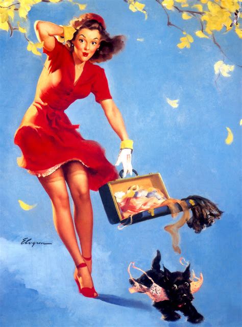 Vintage El Glamour De AntaÑo Chicas Pin Up 3