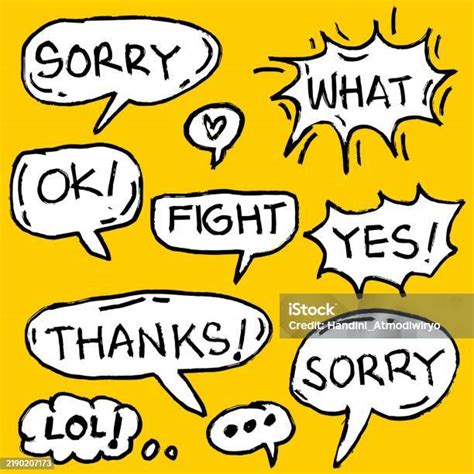 손으로 그린 말풍선 세트입니다 낙서 스타일 벡터 일러스트 레이 션 0명에 대한 스톡 벡터 아트 및 기타 이미지 0명 구름