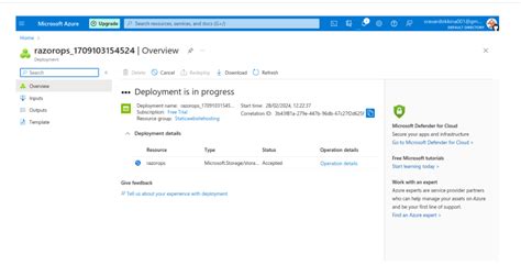 How To Host Free Static Website On Azure Storage With Custom Domain And Free Razorops Ci Cd
