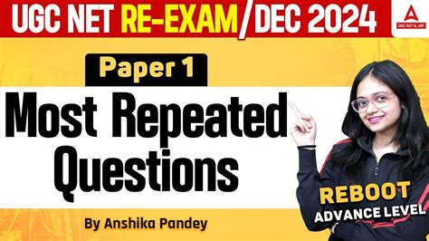 Ugc Net Paper 1 Revision Most Repeated Questions By Anshika Pandey Youtube