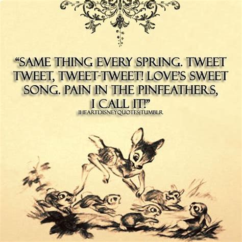 Bambi And Flower Quotes