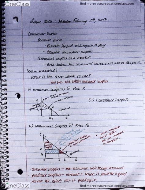 Econ 9 Lecture 9 Introduction To Economics 9 Lecture 9 Consumer And Pr Oneclass