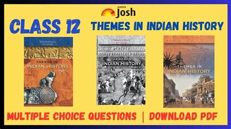 Class 12 Themes In Indian History Mcqs Multiple Choice Questions With