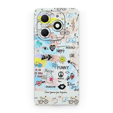 Tecno Spark C Doodles D Skin Wrapitskin The Ultimate Protection